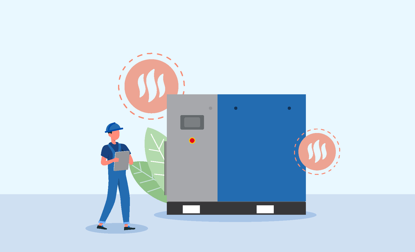 Improved sustainability with air compressor energy recovery